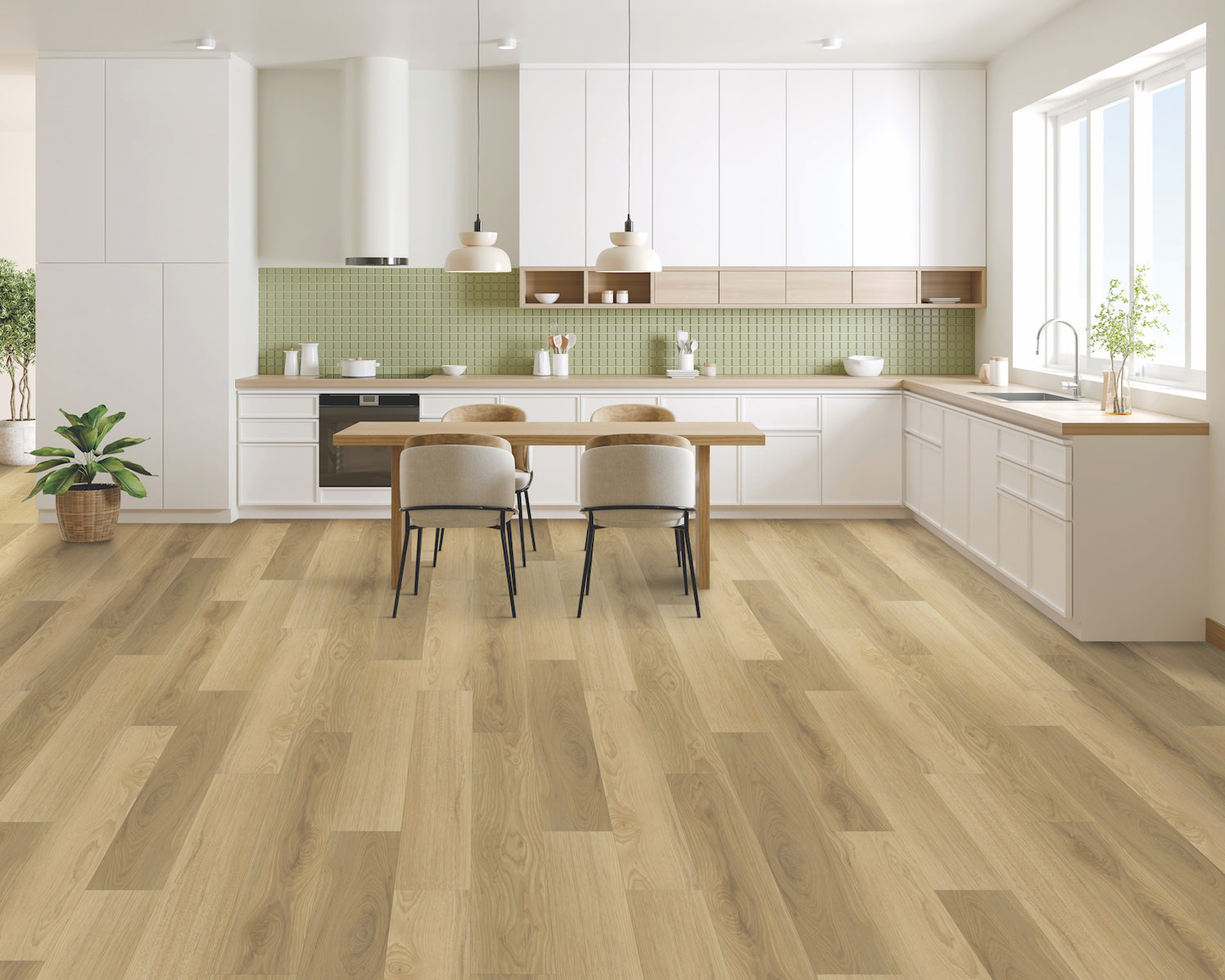 Boardwalk Luxury Vinyl Flooring in Cumberland Hickory | TRUCOR