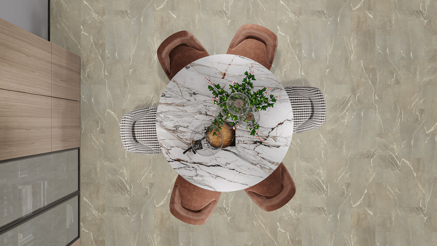 Tile with CGT SPC Flooring in Sanctuary | TRUCOR
