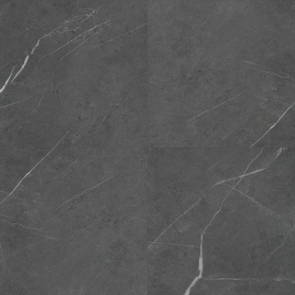 Tile with CGT SPC Flooring in Emperador Carbon | TRUCOR