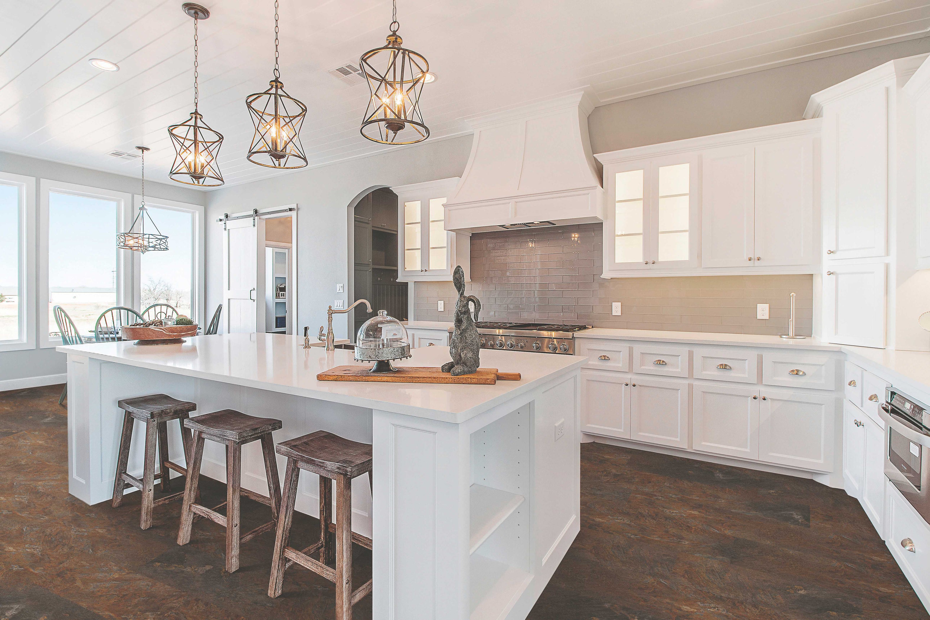 Tile with CGT SPC Flooring in Mountain Slate | TRUCOR